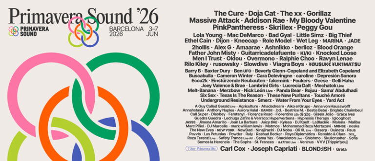 Primavera Sound 2026 line-up has been revealed - Indieófilo